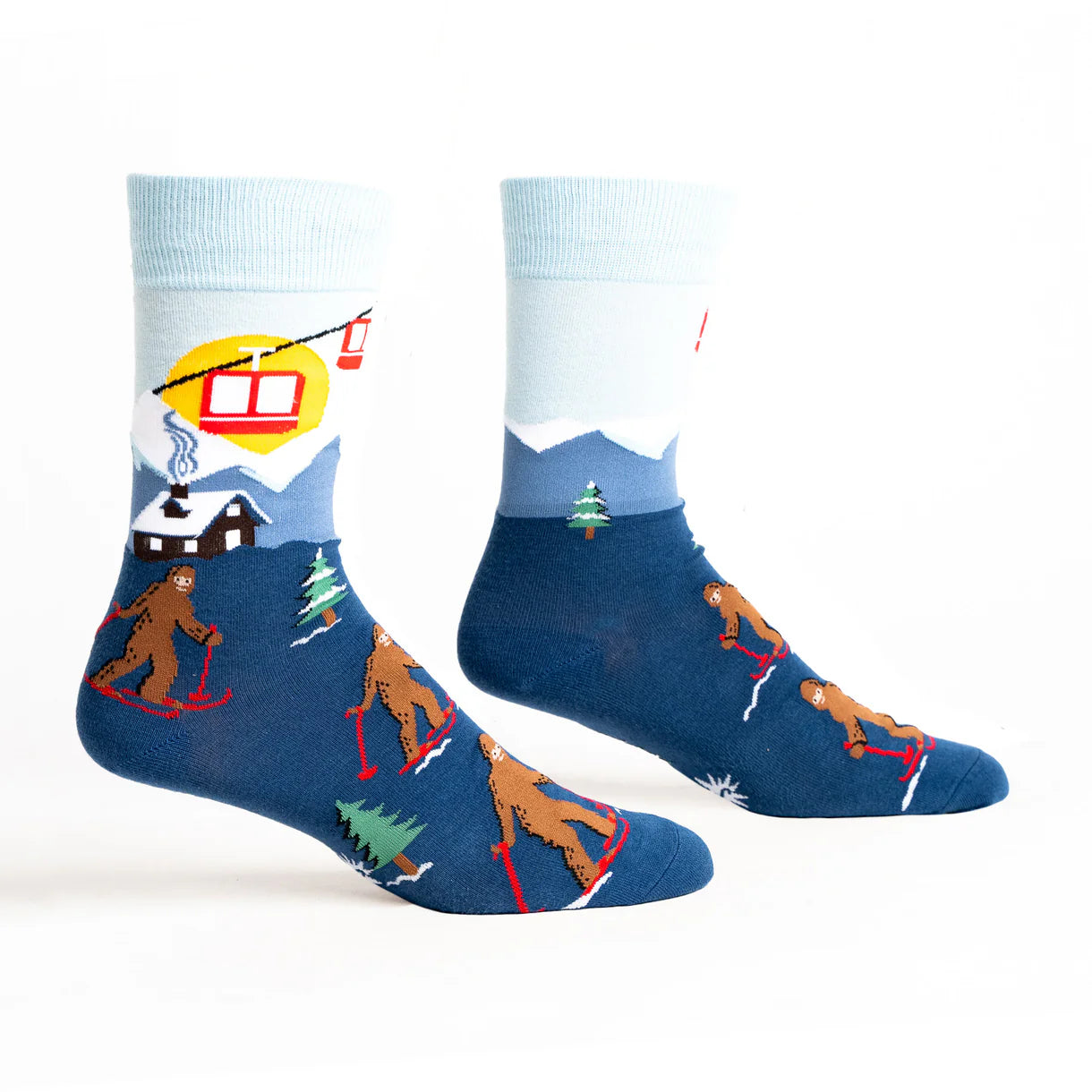 Sock it to Me Men’s Hit the Slopes Crew Socks – La Di Da Boutique